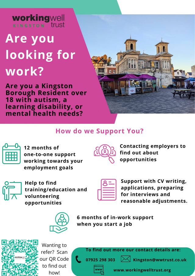 Kingston Supported Employment Service - Working Well Trust